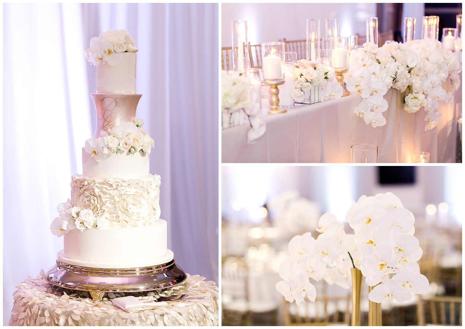 Quyen + Ronnie | Milander Center | Miami Wedding Cakes • Elegant ...
