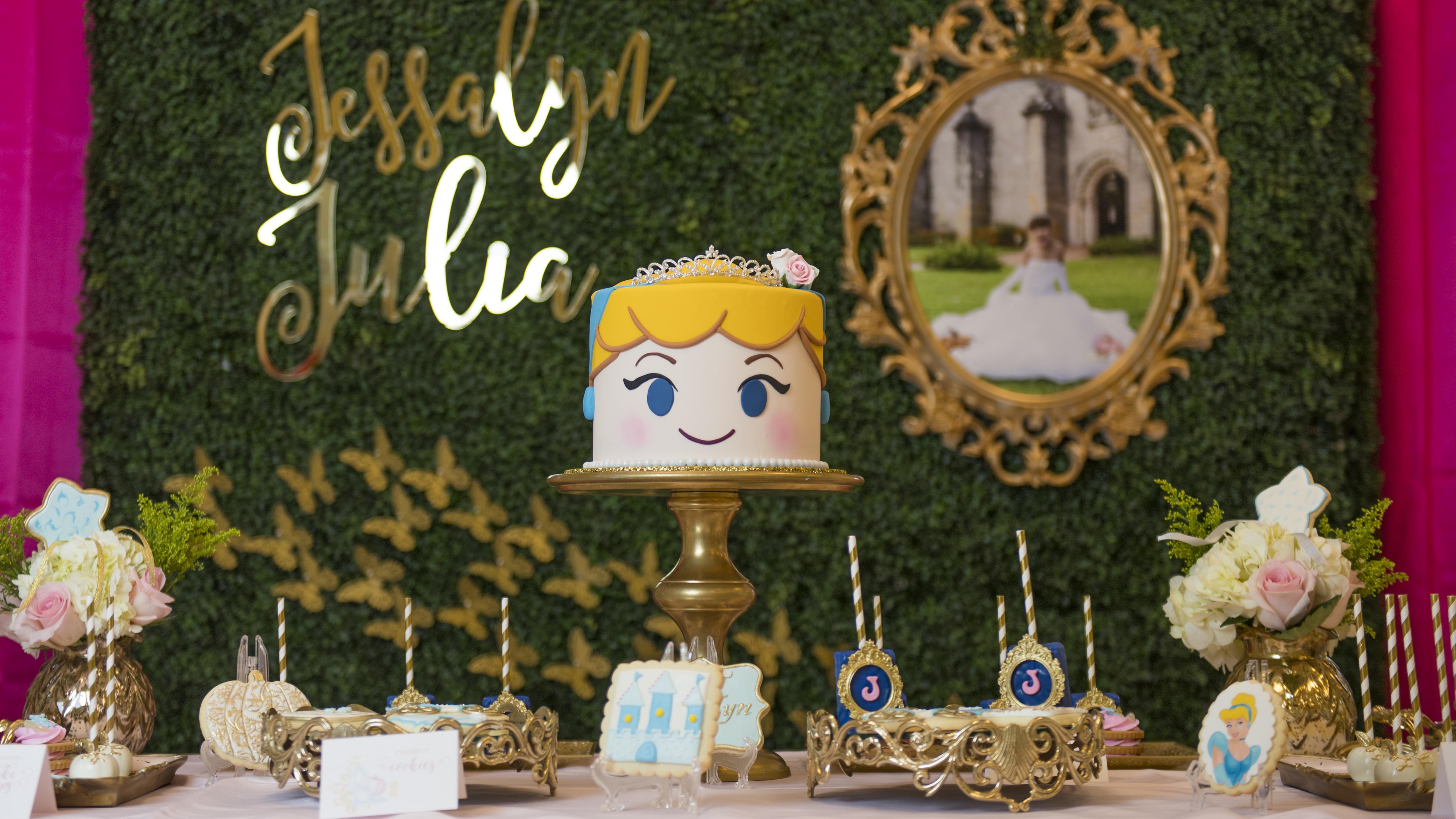 Jessalyn's Cinderella Cinques | Miami Custom Birthday Cakes • Elegant ...