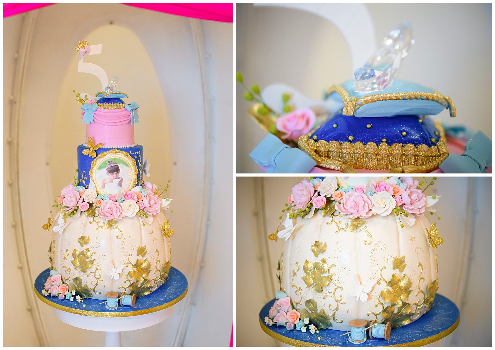 Jessalyn's Cinderella Cinques | Miami Custom Birthday Cakes • Elegant ...
